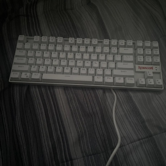 Computers, Laptops & Parts | Mechanical Red Dragon White Keyboard ...